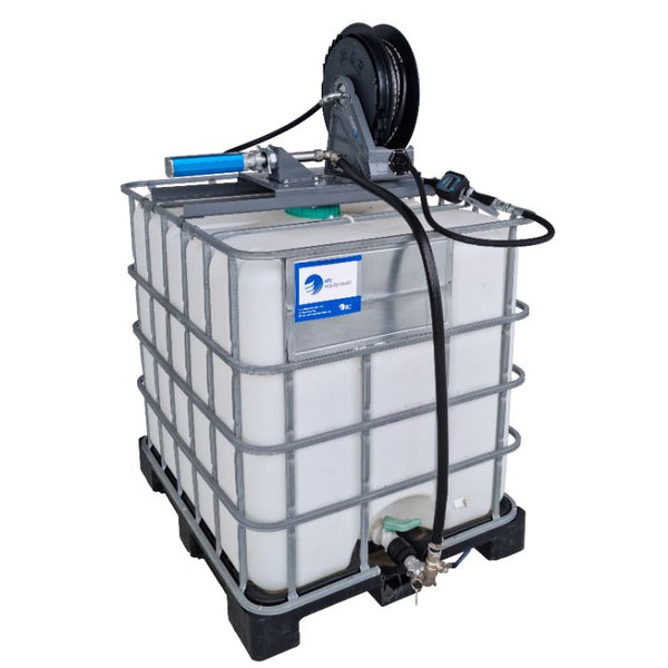 5:1 IBC Top Mount Oil Pump Kit with 10m Hose Reel & Meter Gun – Advance ...